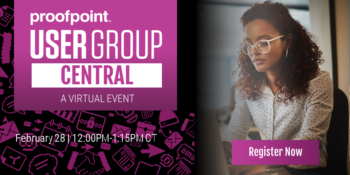 virtual Central Proofpoint User Group